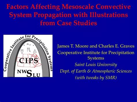 Ppt Factors Affecting Mesoscale Convective System Propagation With