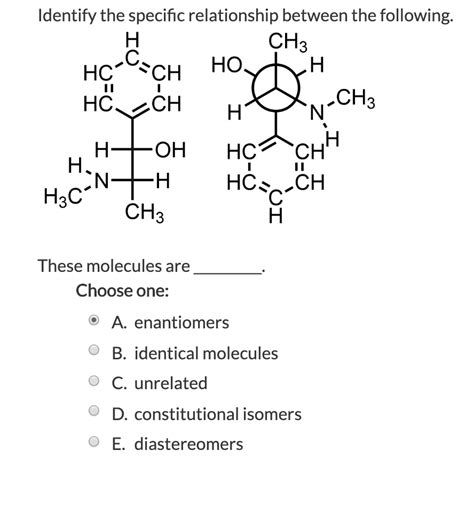 Solved Identify The Specific Relationship Between Each Of