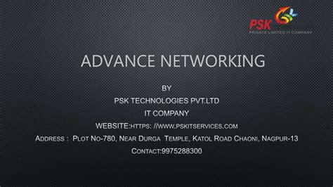 Advance Networking Course Details Ppt Pptx Computer Networking