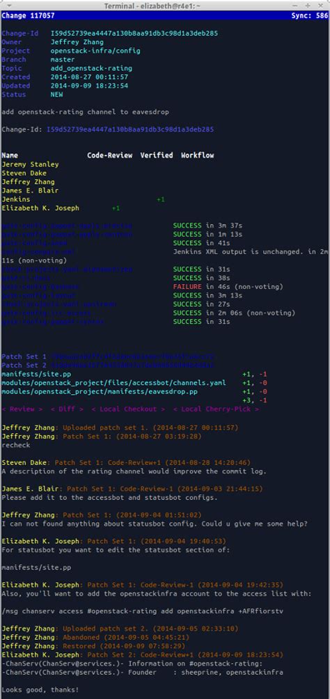 Offline Cli Based Gerrit Code Review With Gertty Pleia2s Blog