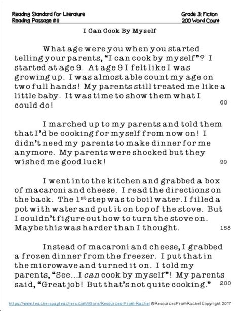 Reading Comprehension Assessments 3rd Grade Volume 3 Made By Teachers