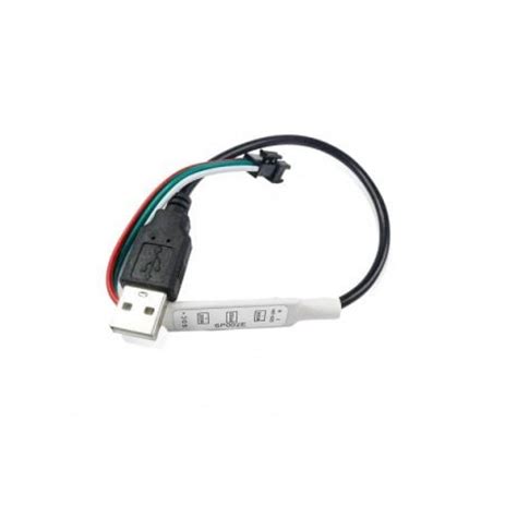 5 24v Mini 3key Led Controller For Ws2811 Ws2812b Led Light Strip With Usb Cable Buy Online At