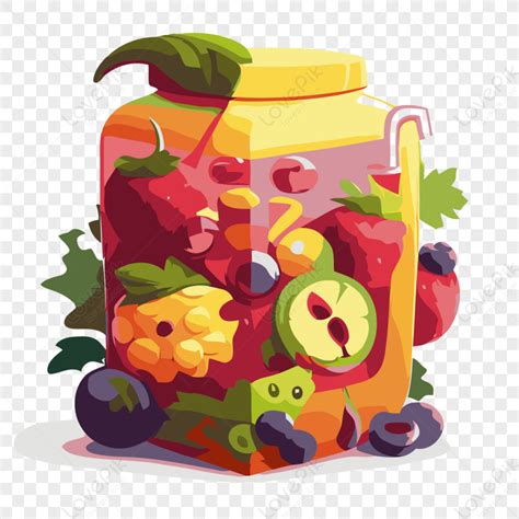 과일 펀치 벡터 상표 클립 아트 만화 Png 일러스트 무료 다운로드 Lovepik