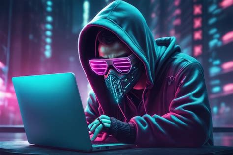 premium ai image hacker using cyber security codehacker using cyber