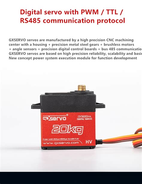 GXservo GX MG KG Servo High Torque Digital Steering Metal Gear For DIY Robot RC Car