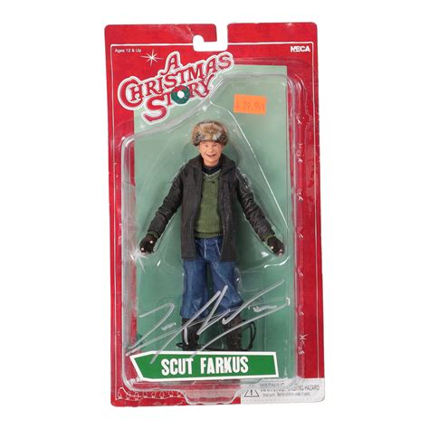 Zack Ward Signed A Christmas Story Scut Farkus Action Figure Beckett Pristine Auction