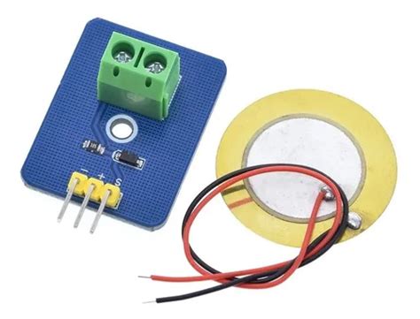 Módulo Piezoelétrico Sensor De Vibração E Toque Para Arduino R 18 Em