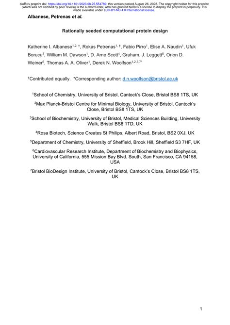 Pdf Rationally Seeded Computational Protein Design