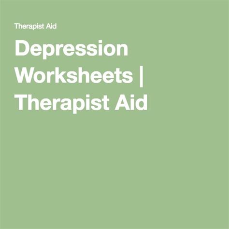 Codependency Worksheets Therapist Aid
