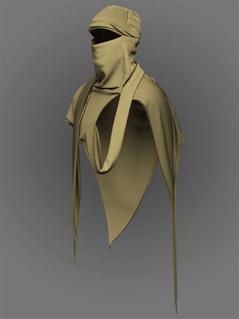 Shawl 37 2 No Avatar 3d Model Connect