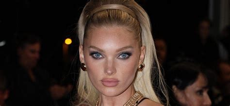 Elsa Hosk In Her Blue Paisley Bikini Shows The Perfect Getaway