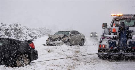 Blizzards Bring 6 Feet Of Snow To Parts Of California As State Braces