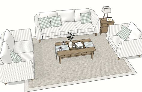 아늑한 소파 세트 3color