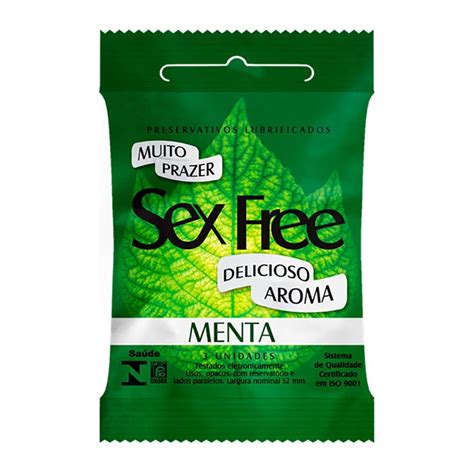 Preservativo Sex Free Menta 12x3 Martins Atacado
