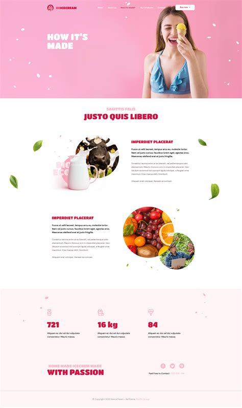 Ui Design Icecream On Behance