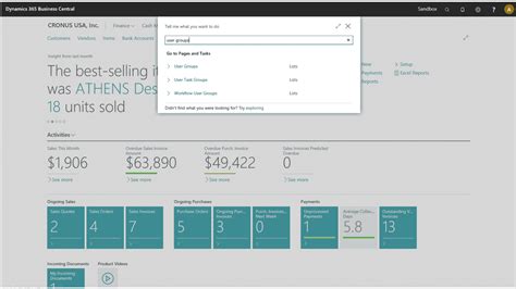 Managing User Groups Permissions And Permission Sets In Dynamics Nav And Dynamics 365 Business