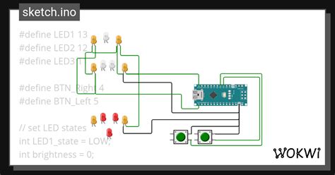 Arduino Lights Scoot Wokwi Esp32 Stm32 Arduino Simulator