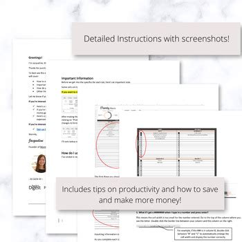Priority Matrix Excel Spreadsheet By Mom Money Map TPT