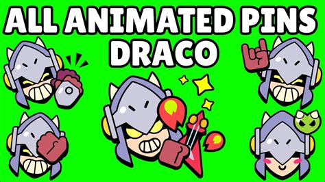 Draco Pins Animated Brawl Stars Green Screen Youtube