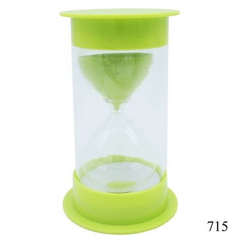 Sand Timer Plastic Round Double Glass Minute 715