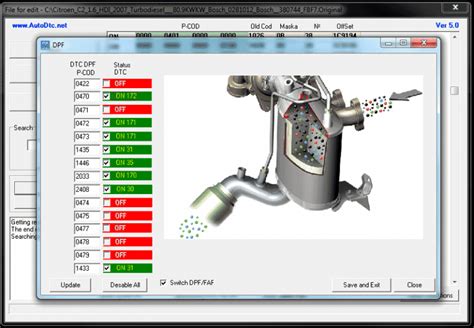 EGR DPF DTC Removal Software For VAG PSA ECU Bosch AUTODTC NET