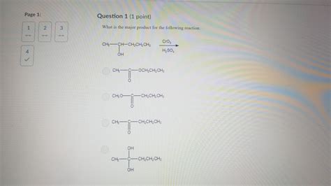Solved Page Question Point What Is The Major Chegg Com