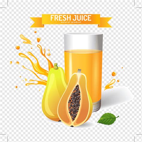 파파야 주스 Png Pngwing