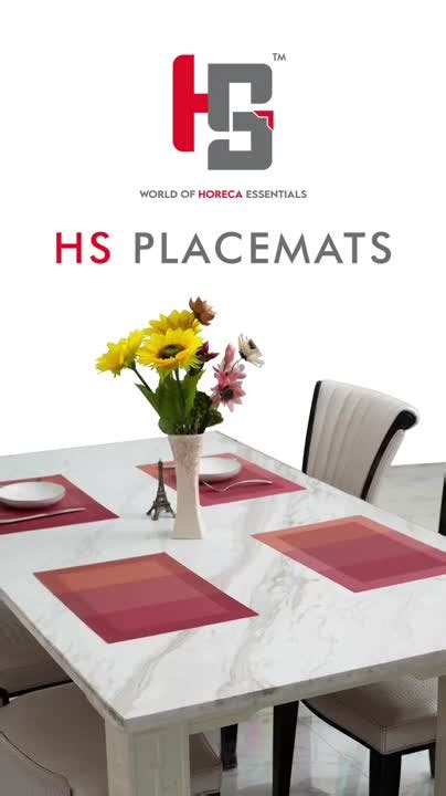 Placemats Pvc Washable Durable Tablemats Horeca2023 Hs Horeca