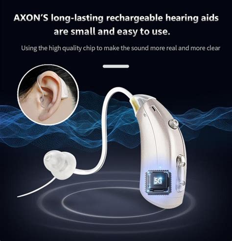 1 Pair Intelligent Noise Reduction Hearing Aid Sound Amplifiers Chip