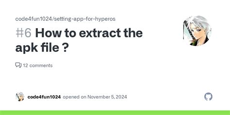 How To Extract The Apk File Issue Code Fun Setting App For Hyperos GitHub
