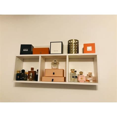 Triple Cubed Floating Cubbie Shelf White Bed Bath And Beyond 22466544