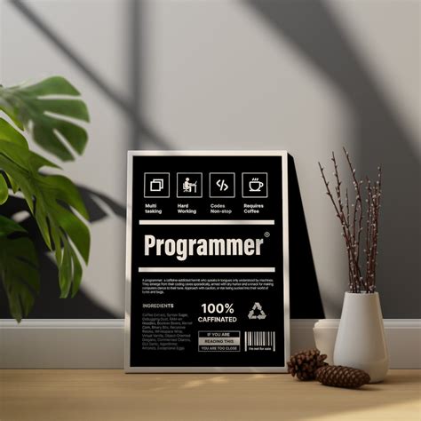 Posterart Programmer Definition Printable Poster Wall Art Dictionary