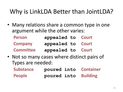 Ppt A Latent Dirichlet Allocation Method For Selectional Preferences Powerpoint Presentation