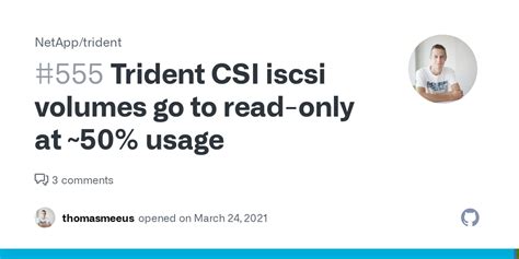 Trident Csi Iscsi Volumes Go To Read Only At ~50 Usage · Issue 555 · Netapptrident · Github
