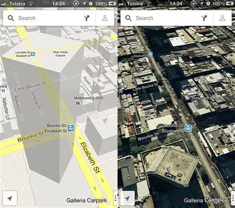 IOS Maps Showdown Apple Maps Google Maps And Nokia HERE Compared