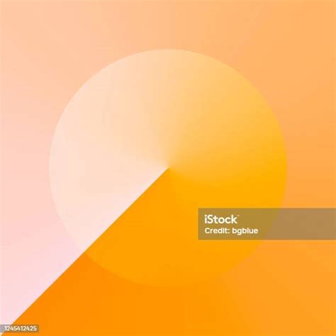 오렌지 그라데이션 색상 추상적 인 디자인 트렌디 한 배경 0명에 대한 스톡 벡터 아트 및 기타 이미지 0명 3차원 형태
