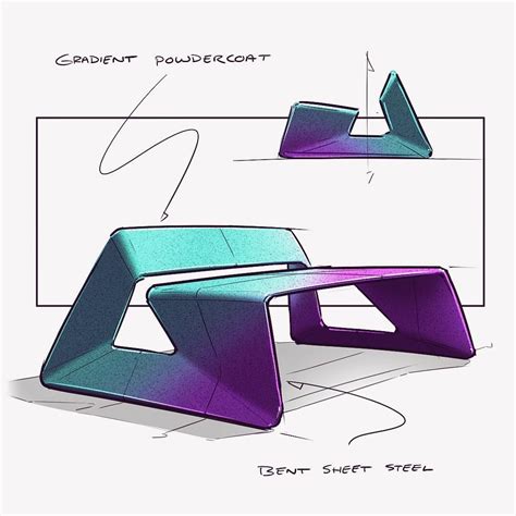 Triangular Computer Desk Design
