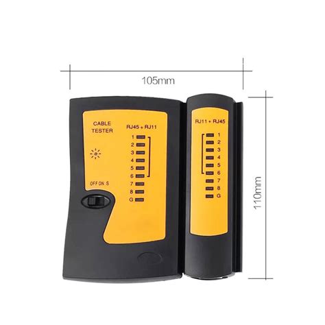 Rj45 Rj11 네트워크 케이블 테스터 Cat5e Cat6 Utp Ftp 네트워크 Lan 와이어 전화선 휴대용 감지기 이더넷 케이블 테스트 도구 네트워킹