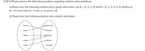 Solved R Please Answer The Following Questions Chegg