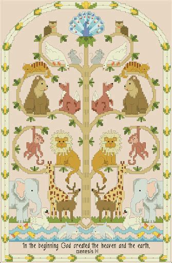 Tree Of Life Counted Cross Stitch Patterns And Charts