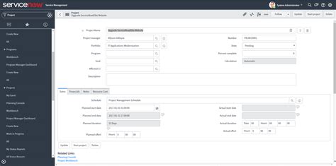 Project Portfolio Suite — Servicenow Elite