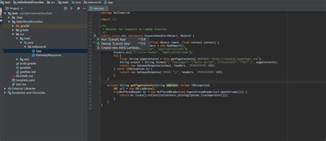 Lambda Function In Gradle Project Failed To Running Locally