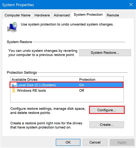Windows 10 How To Enable Disable System Recovery