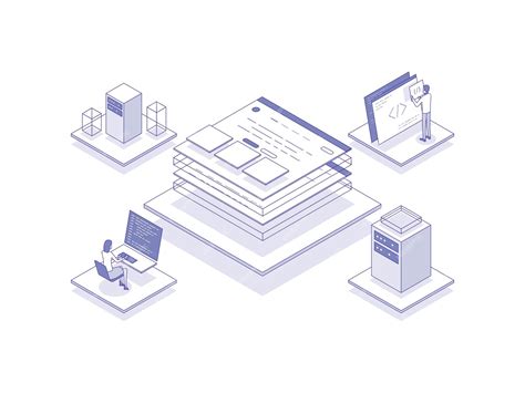 Premium Vector Product Development Isometric Illustration Lineal Color Suitable For Mobile App