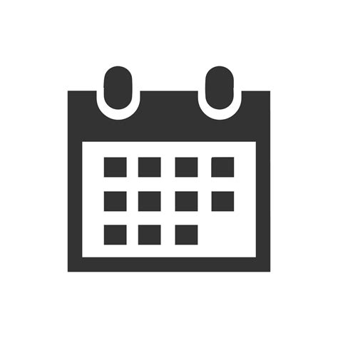 Vector Illustration Of Calendar Icon Date Calendar Simple Icon Vector