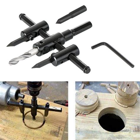 Buy Diy Crafts Circle Hole Cutter Wood Drywall Drill Bit Saw Round