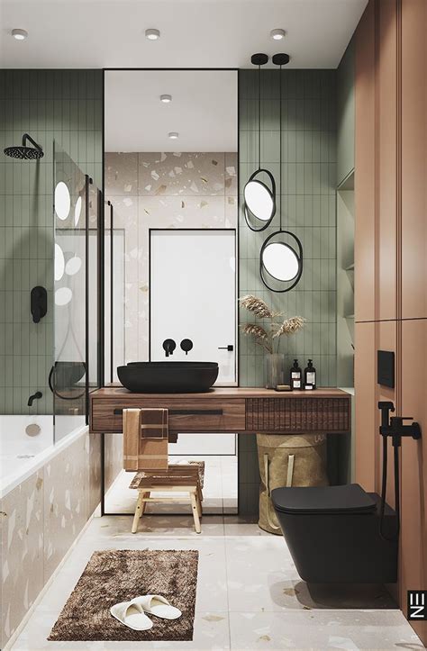 ЖК Клевер парк 7 • Дизайн ванной комнаты Дизайн санузла Интерьер ванной Дизайн интерьера ва