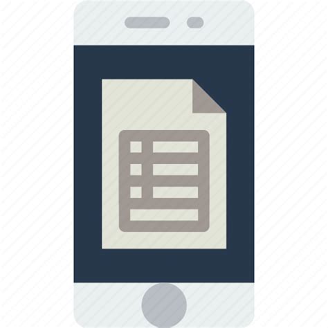 App Excel File Interface Mobile Web Icon Download On Iconfinder