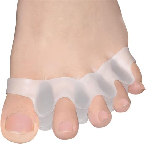 Pack Of 10 Gel Toe Separator Silicone Toe Spacers For Correct Toe Alignment Toe Spreader For