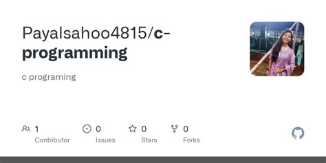Github Payalsahoo4815 C Programming C Programing